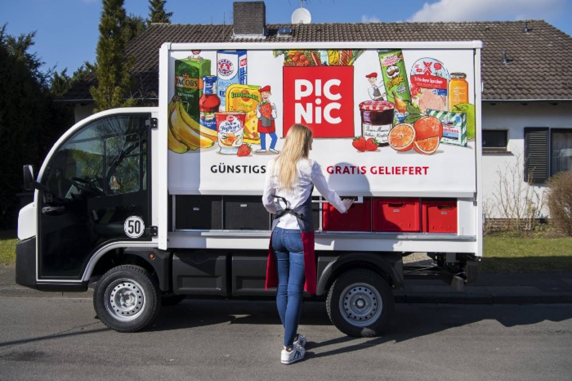 Véhicule électrique pour livraison dernier kilomètre en zone urbaine